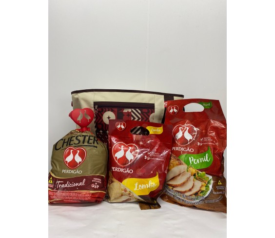 Kit Perdigão Chester+Lombo+Pernil+Bolsa Térmica Cada