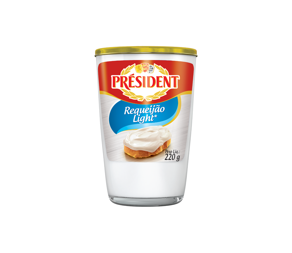 Requeijão Light President 220g