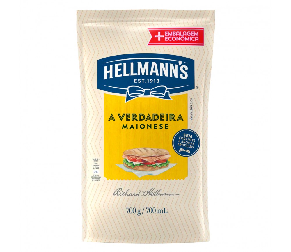Maionese Hellmanns 700g