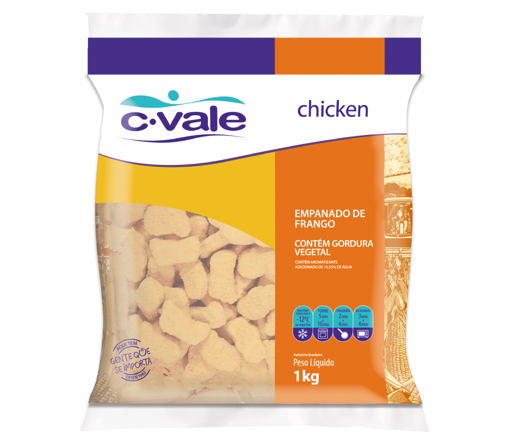 Chicken Empanado de Frango C.Vale 1kg