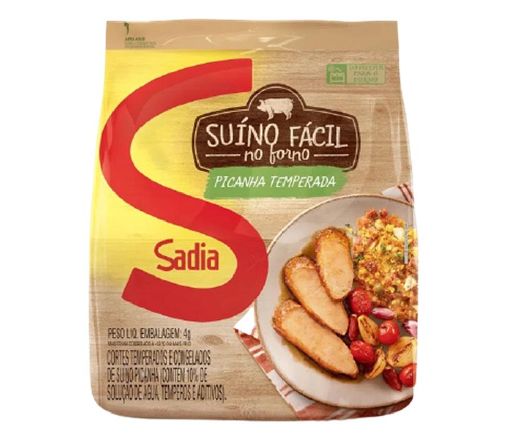 Picanha Suína Temperada Assa Fácil Sadia Kg