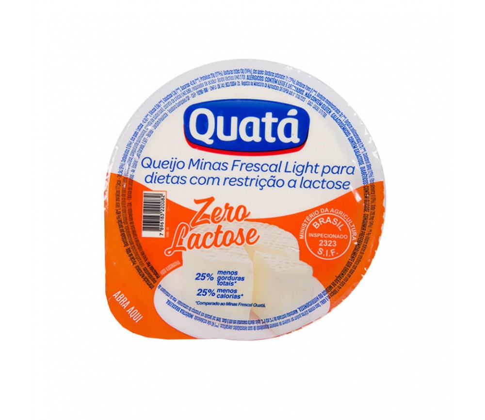 Queijo Minas Frescal Zero Lactose Quatá Queijo Minas Frescal Zero Lactose Quatá