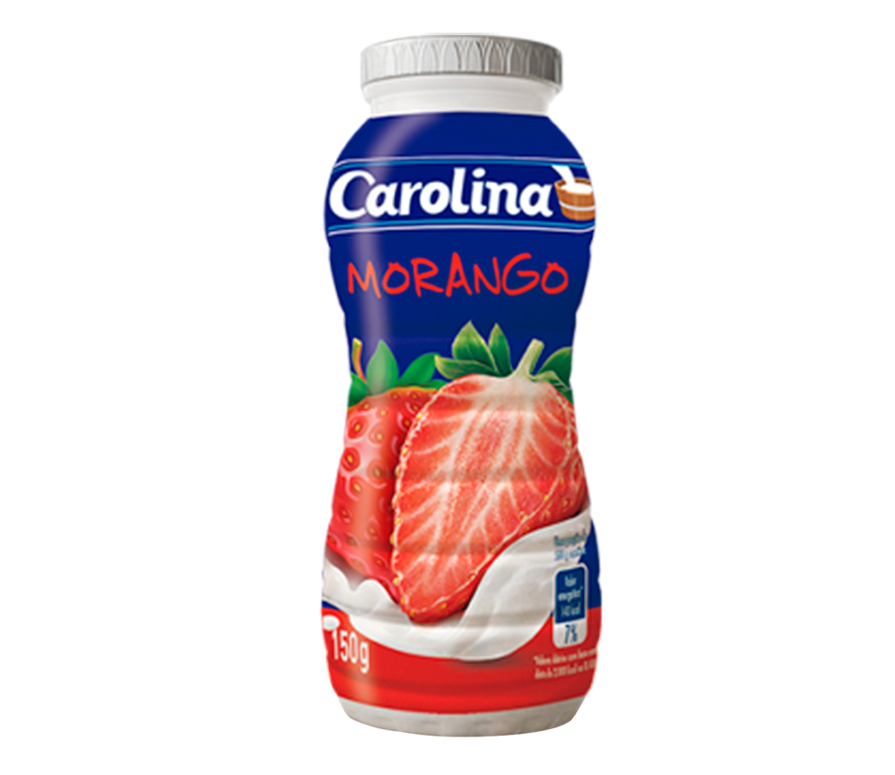 Iogurte sabor Morango Carolina 150g
